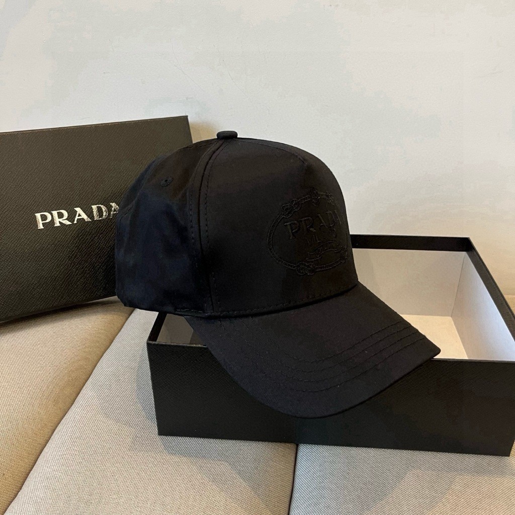 P PRADA Fashion All-Match Street Wear Baseball Cap Men Women Casual Hat ...