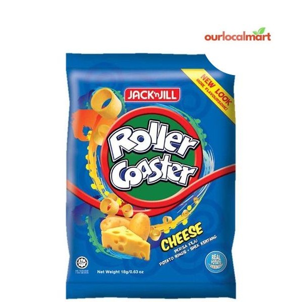 Jack 'n Jill Roller Coaster Cheese Flavour Potato Rings 70g | Shopee ...