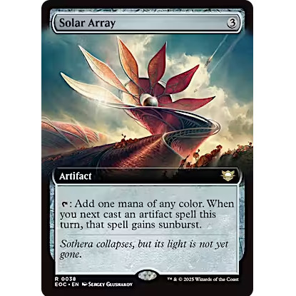 Magic the Gathering - Edge of Eterniities Commander - Solar Array ...