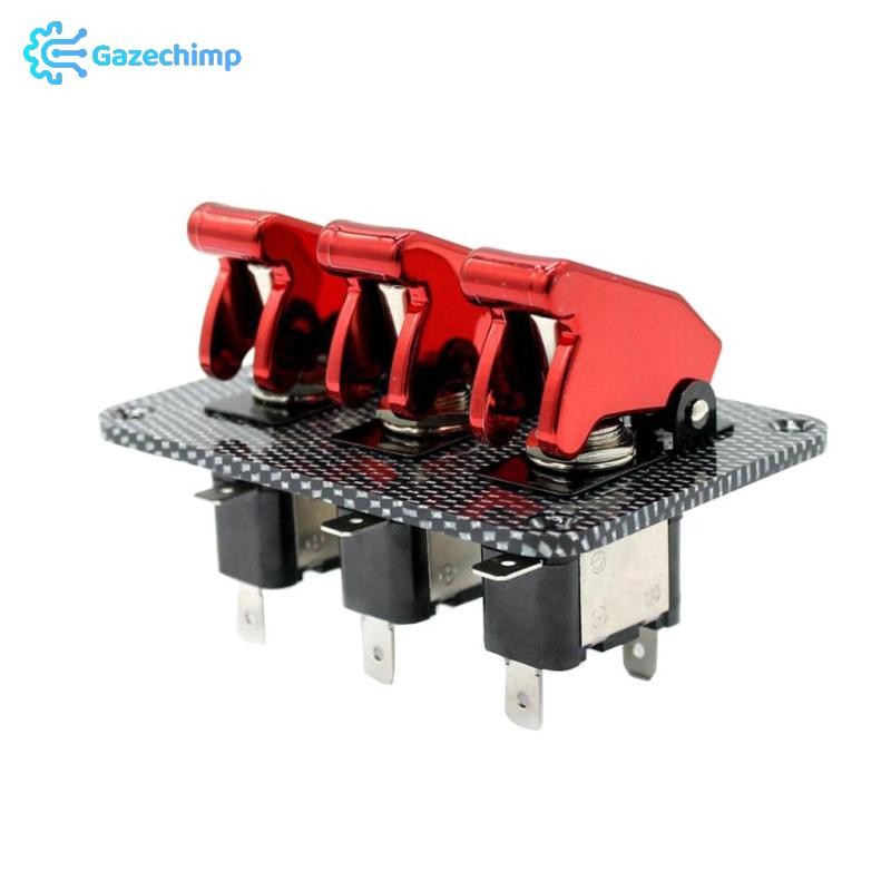 [Gazechimp] 12V 20A Racing Car Red LED Toggle Ignition Switch Panel ...