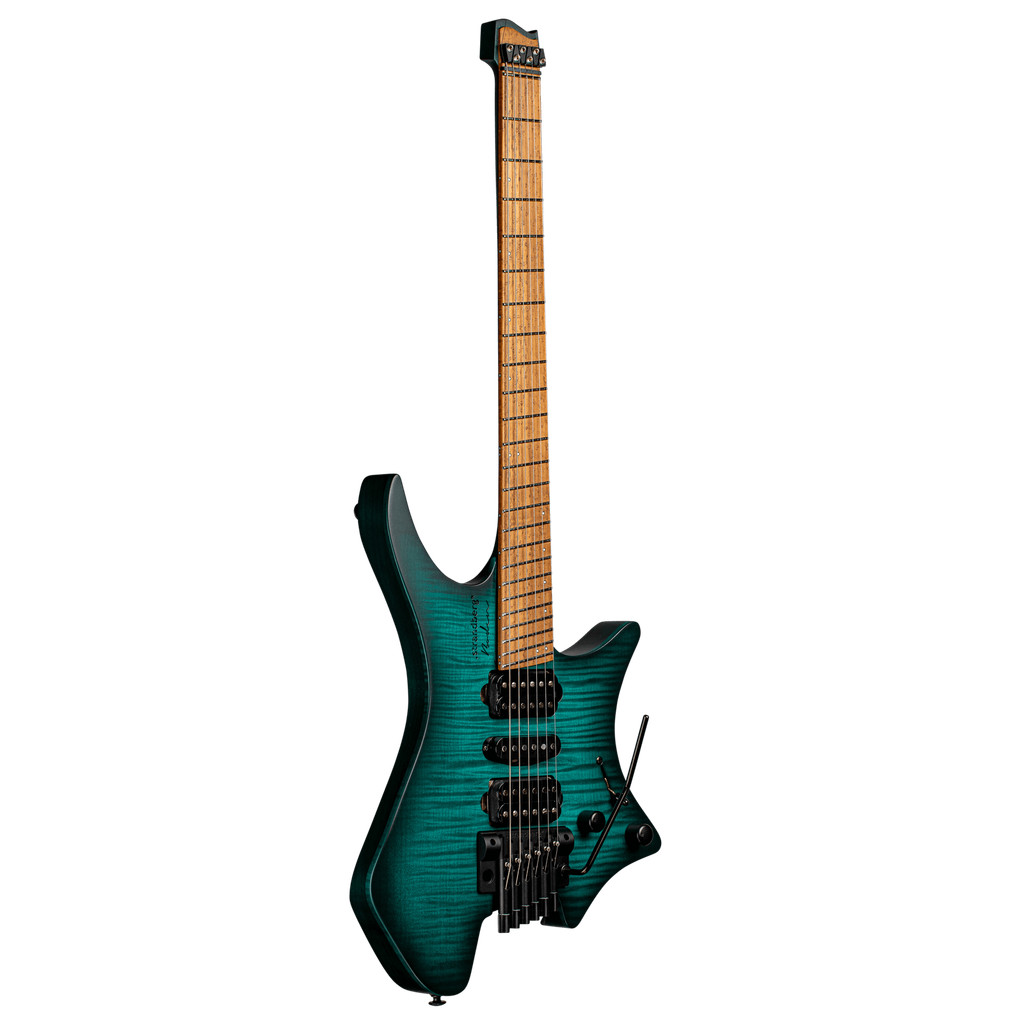 Strandberg Fusion 6 Neck Thru Green Piano Neck Double Shaking Headless ...