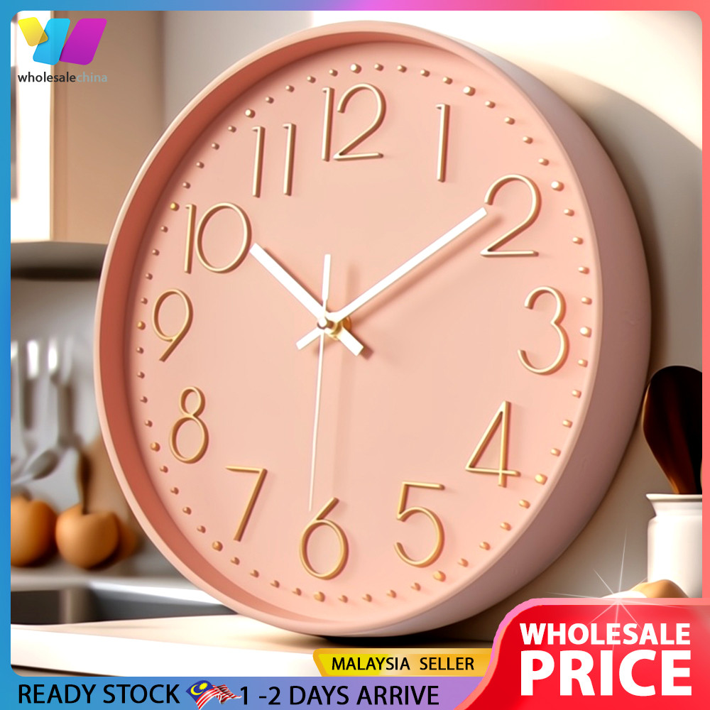 WHOLESALE | Silent Quartz Movement Japan 30cm Wall Clock Digital Clocks ...