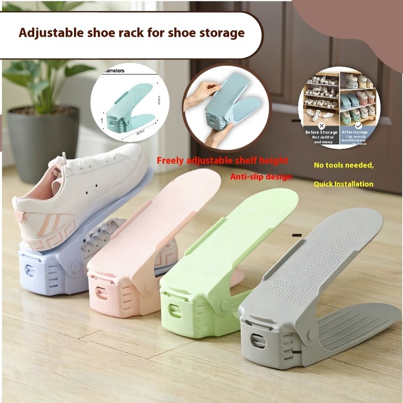 Simple Adjustable Shoe Rack, Shoe Storage, Convenient Tool Storage ...