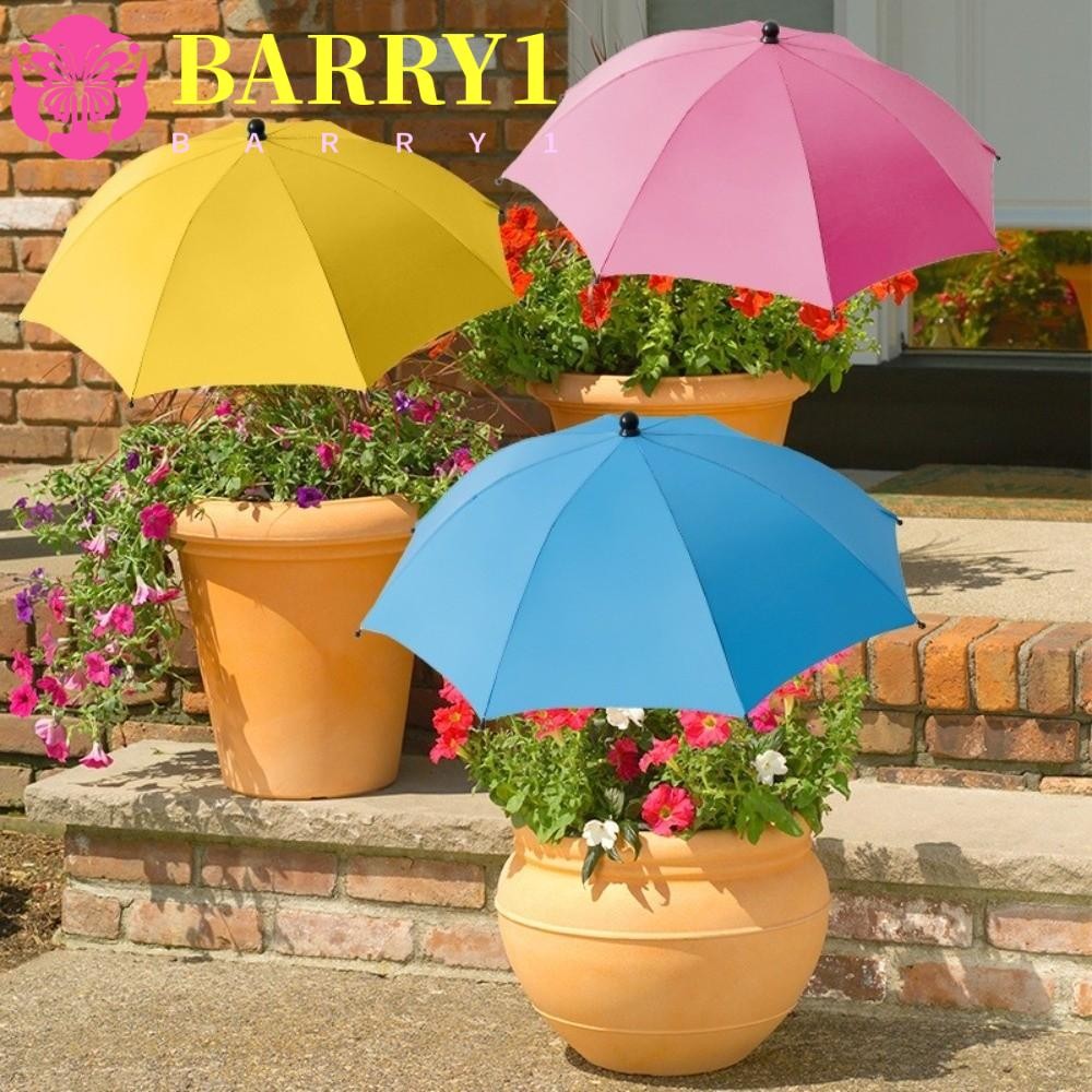 BARRY1 Plant Umbrellas, Weatherproof Metal Stake Garden Shade Umbrella ...