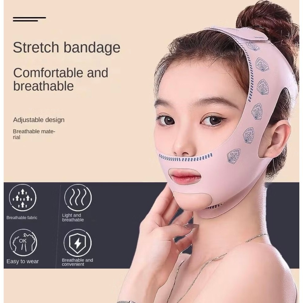 Facial Surgical Modeling Face Bandage Facial Lifting Bandage | Shopee ...