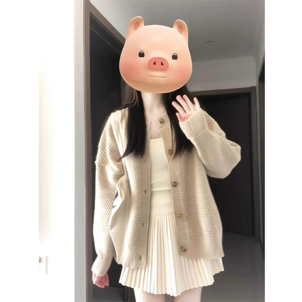 Suitable for Spring/Autumn: Retro Lazy Style Two-Piece Outfit with ...