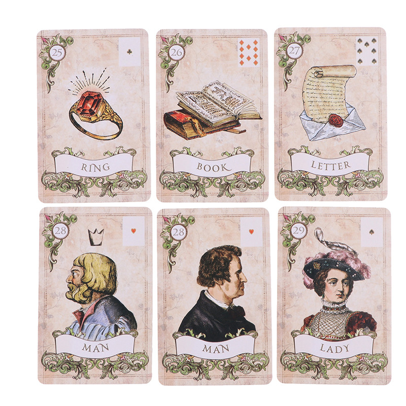 [guyumao] Old Style Lenormand Oracle Card Tarot Card Party Prophecy ...
