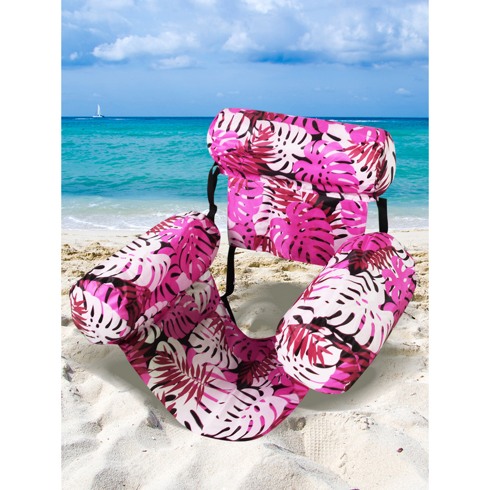 [innersetting.my] Inflatable Pool Float Floating Lounger Chair with Arm ...