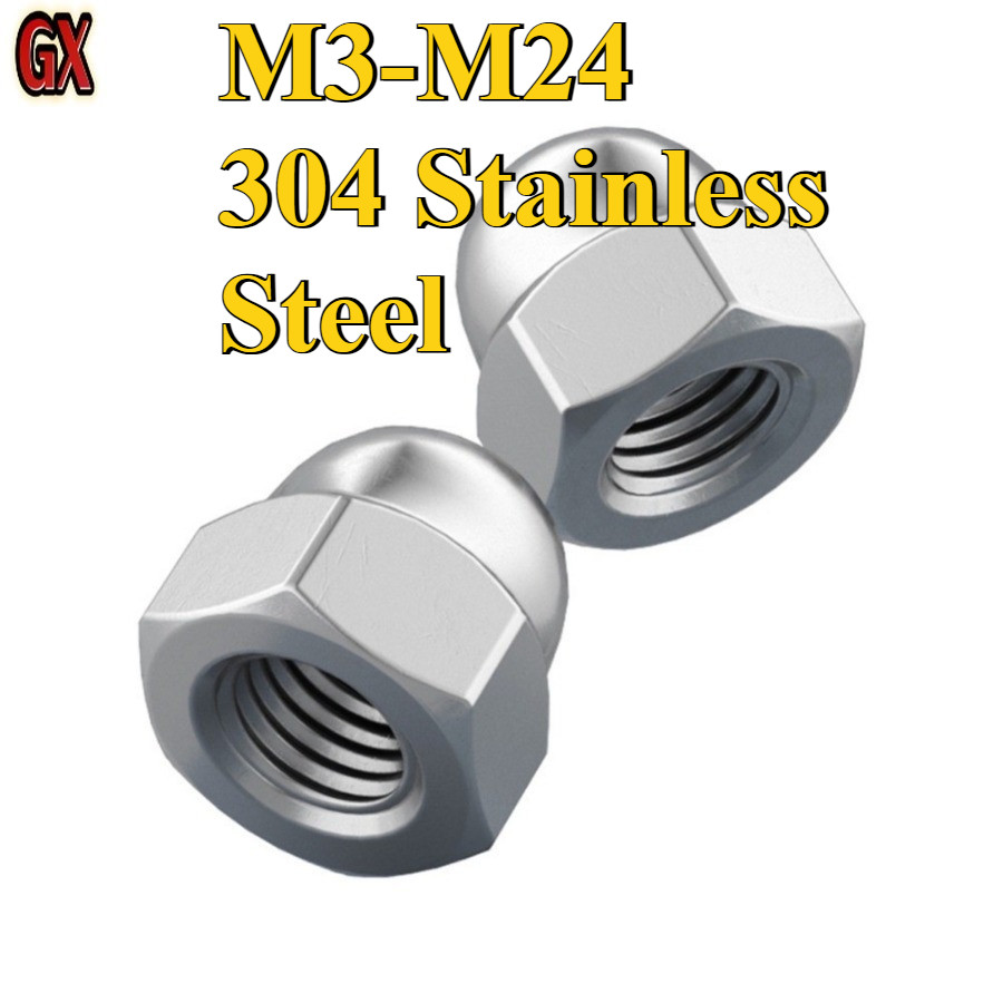 GX M3 - M24 304 Stainless Steel Ball - End Cap Nuts | Durable Fasteners ...
