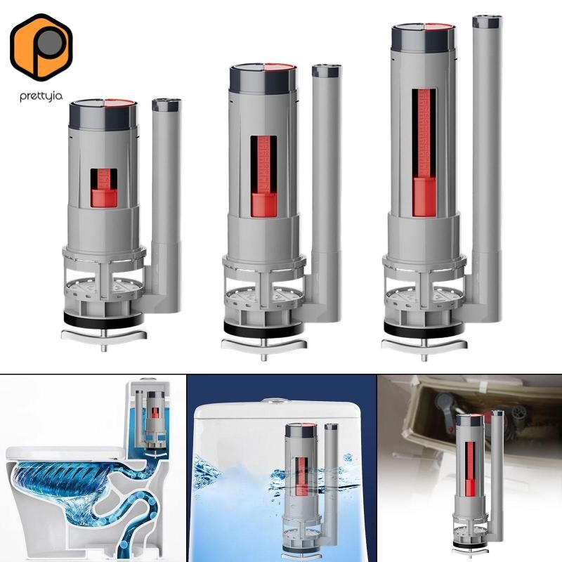 [prettyia] Toilet Cistern Flush Valve Toilet Water Tank Parts Water ...