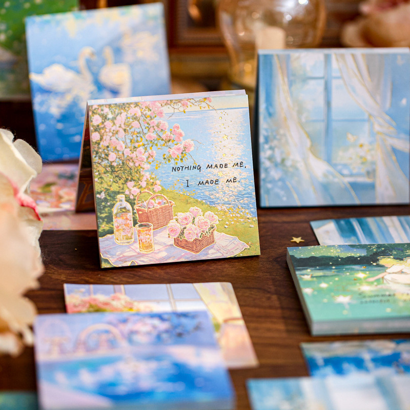 Cdaily|60 Sheets in Full Gilding Three Enjoy Packing Notes In Painting ...