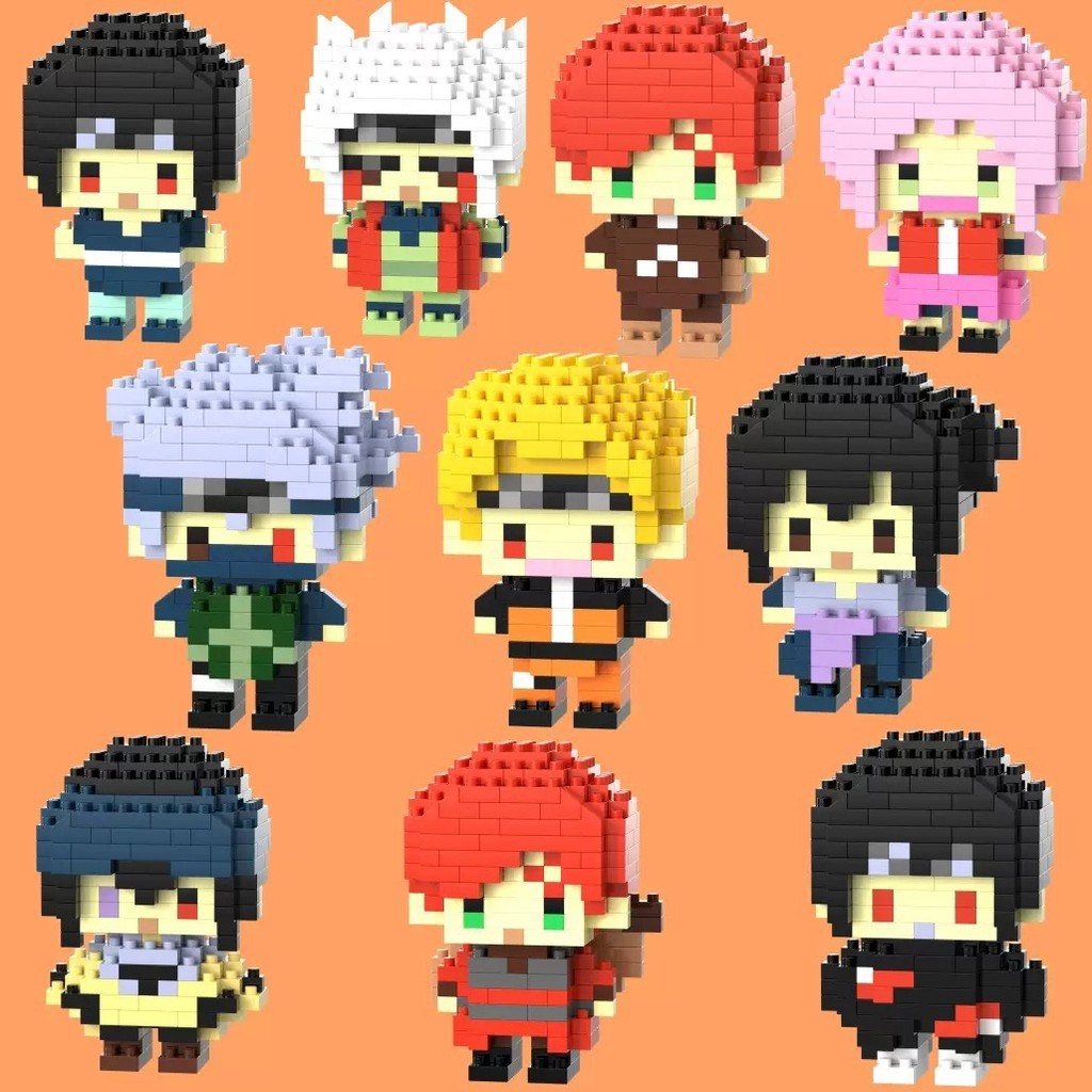 MIKAZE - MINI BRICKS H SERIES NARUTO Animasi Mainan Blok Binaan Haiwan ...