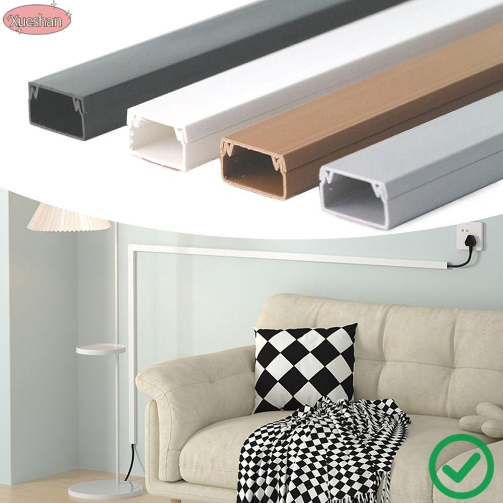 XUESHAN Cable Trunking, Paintable Self-Adhesive Wire Conduit, High ...