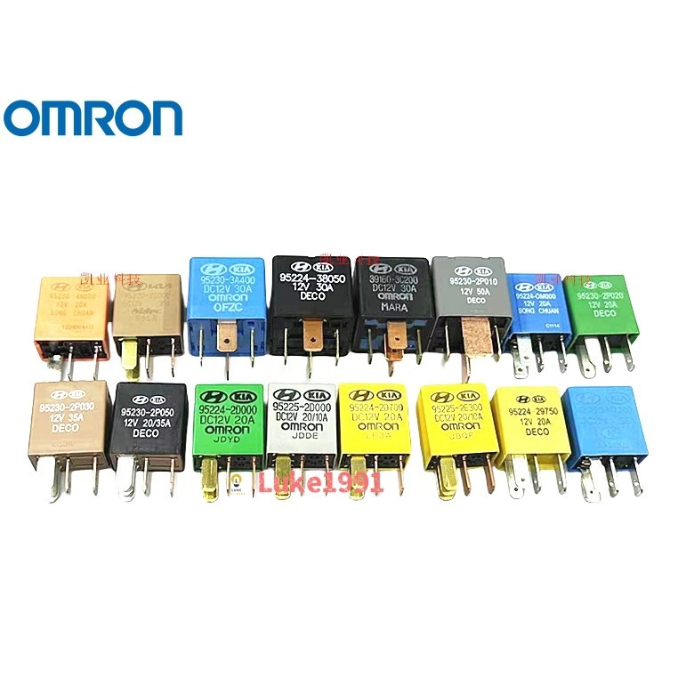 OMRON Automobile Relay 12V95230-4N000 95224-38050 95230-2P010 2P030 ...