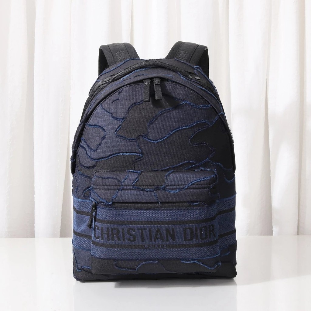 Dior Travel Backpack Canvas Waterproof Technology Backpack Fashion Men ...