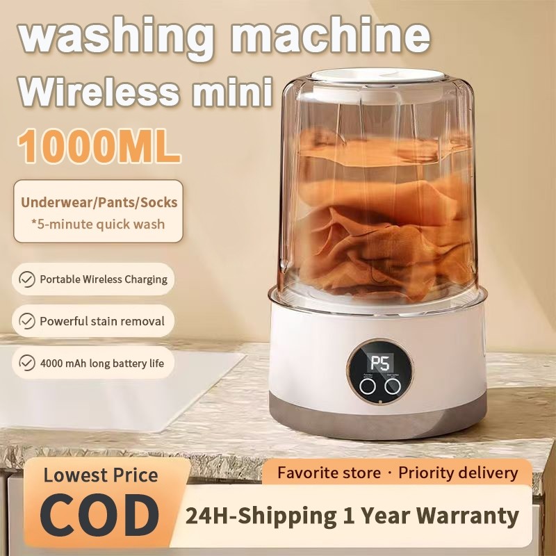 New Wireless Style Laundry Cup Underwear Mini Washing Machine Unplugged ...