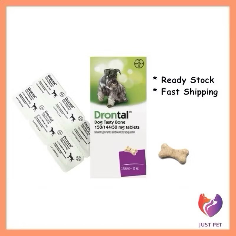 [Original] Bayer Drontal Dog Deworm | Shopee Malaysia
