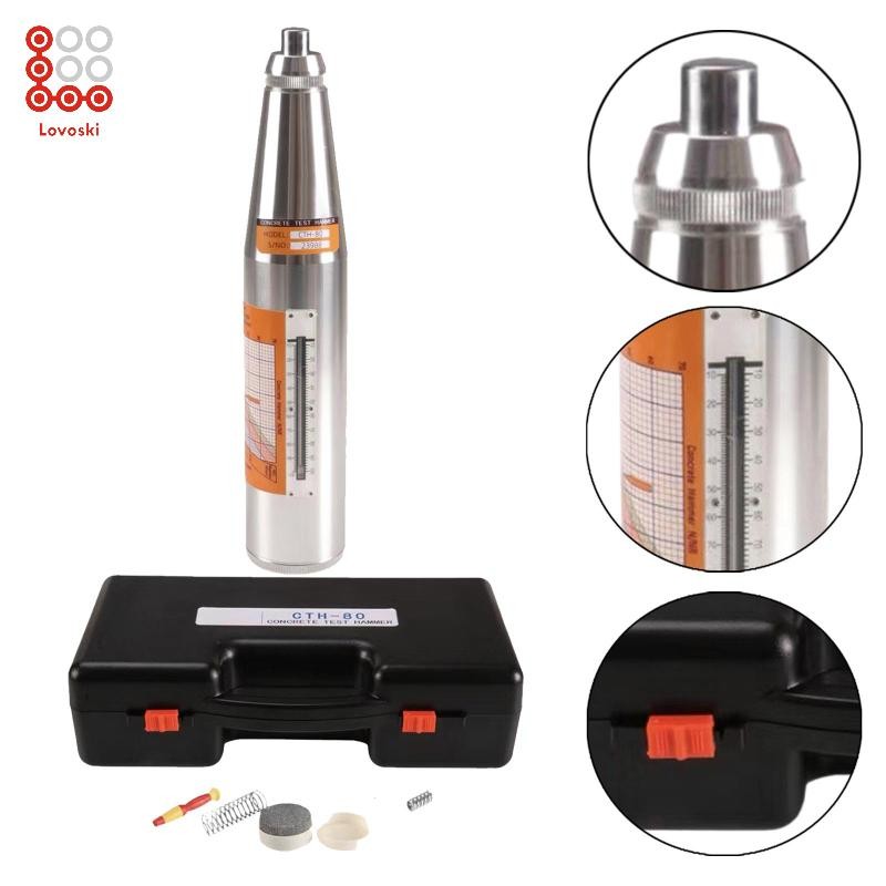 [Lovoski] Concrete Rebound Hammer Solid Hardness Tester for Building ...