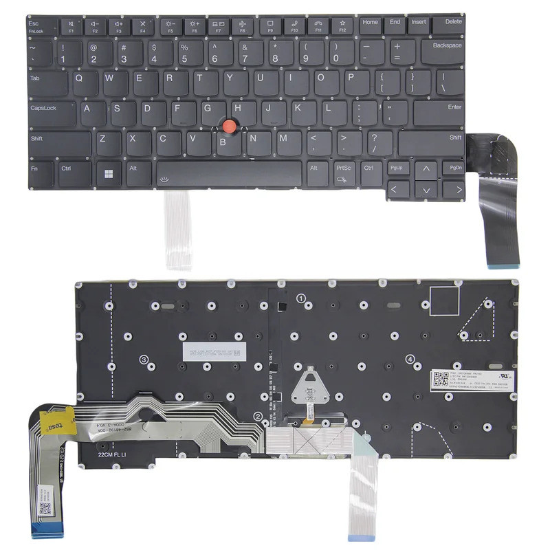 New US Keyboard For Lenovo Thinkpad T14s Gen3 Gen4 E14 Gen5 Gen6 R14 ...