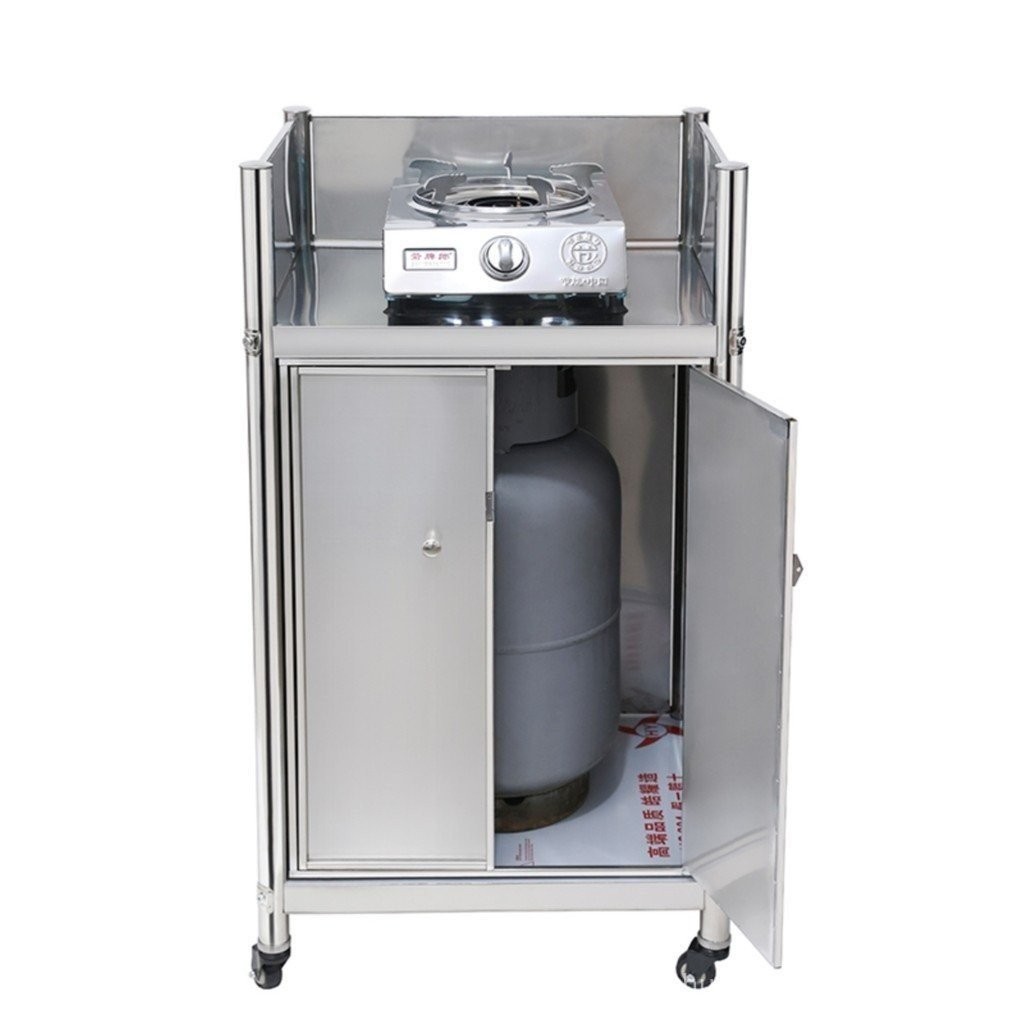 Portable Gas Tank Rack, Fashionable Closed Fence with Cabinet Door ...