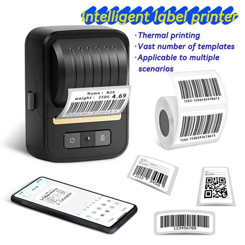 N20 portable thermal printer, commercial price tag printer, mobile ...