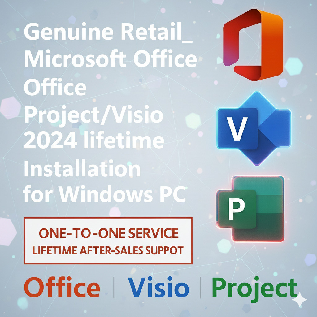 Lifetime Retail Microsoft Office Project Visio 2024 Installer for ...