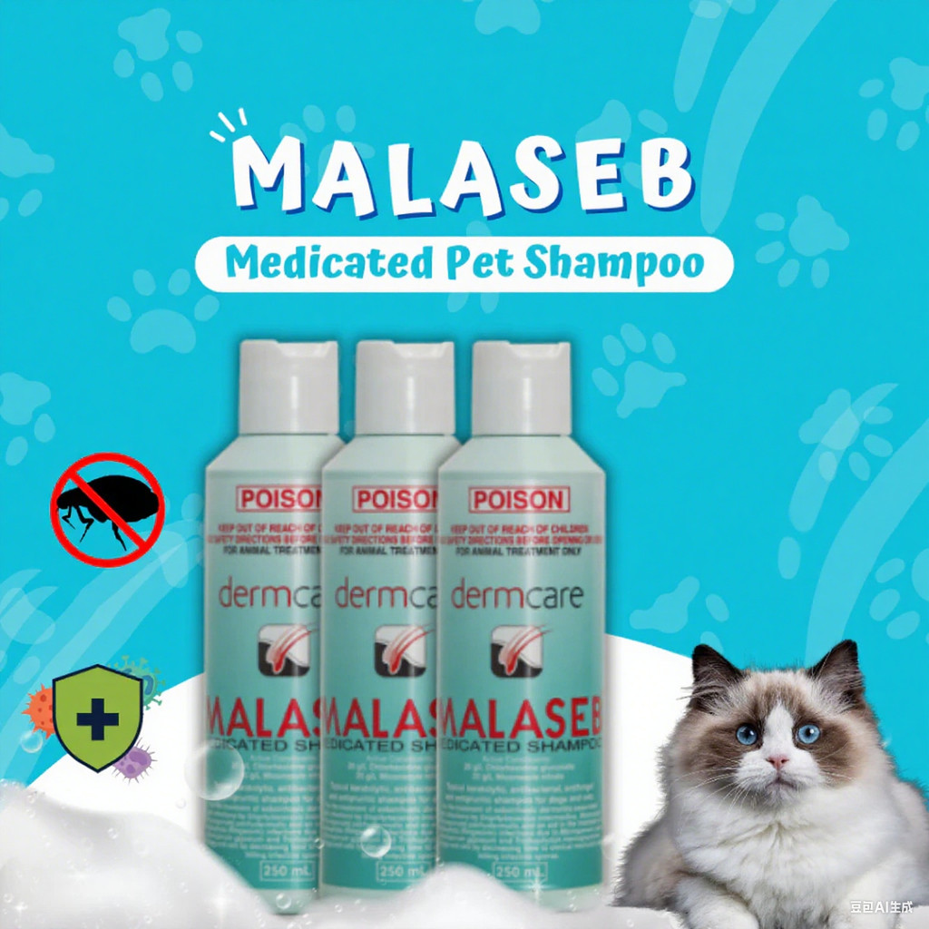Malaseb Dermcare Medicated Shampoo for Cats and Dogs – Anti-Fungal ...