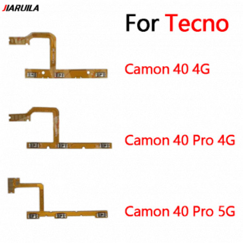 For Tecno Camon 40 Pro 4G 5G CM5 CM6 CM7 Power Switch On / Off Button ...