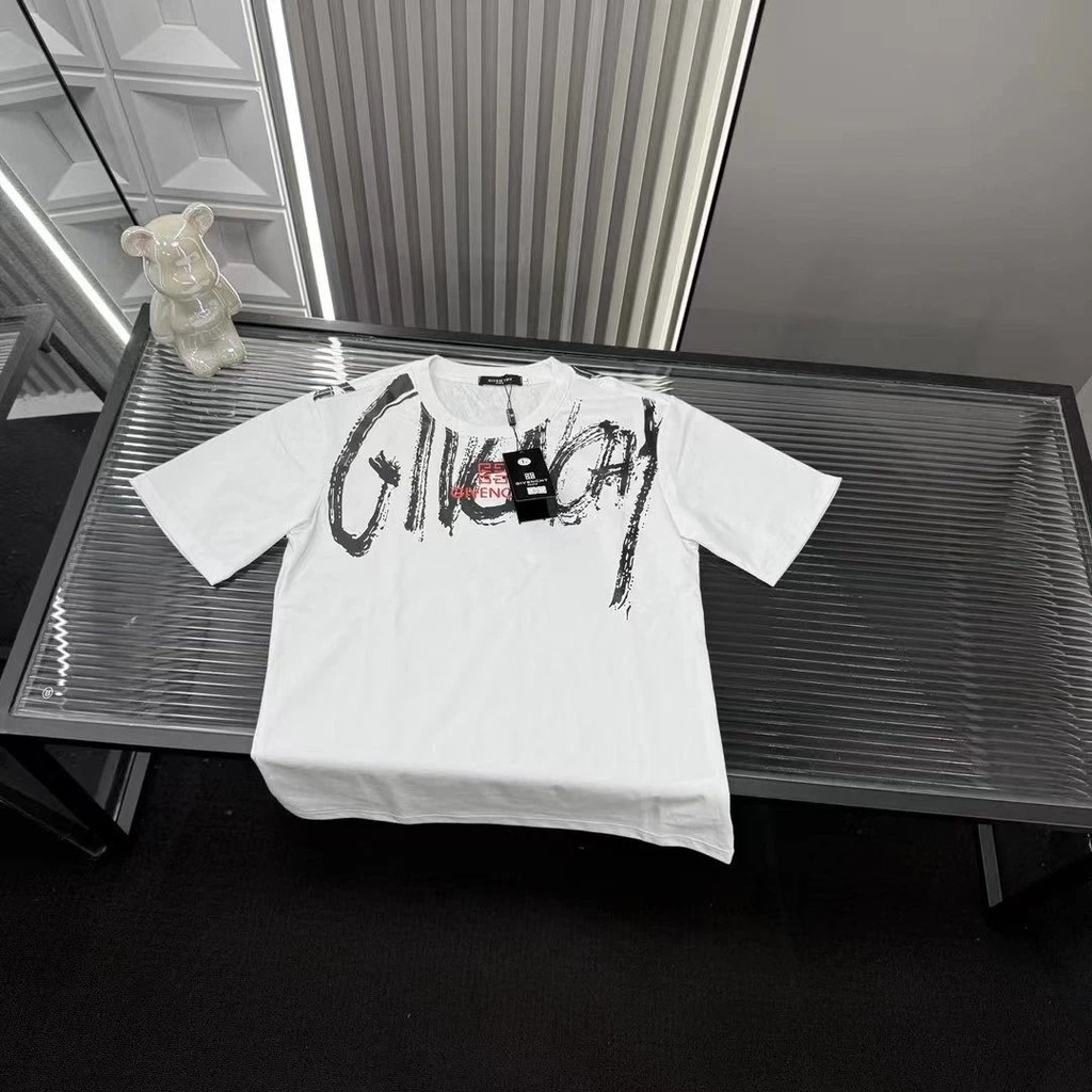 New Short Sleeve Recommended⭐Gucci Gucci Graffiti Letter Big Logo Short ...
