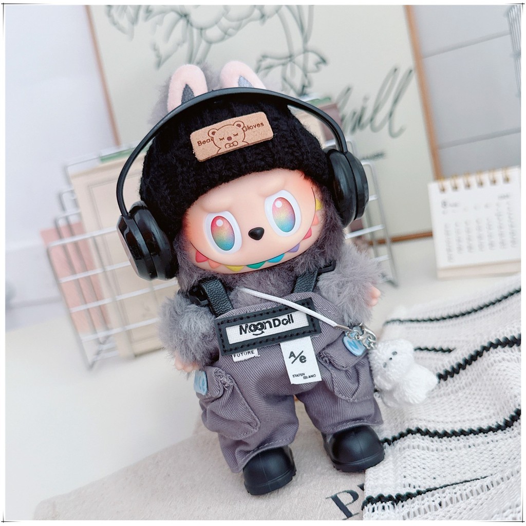 17cm labubu doll clothes Labubu doll clothes Sitting labubu One Two ...