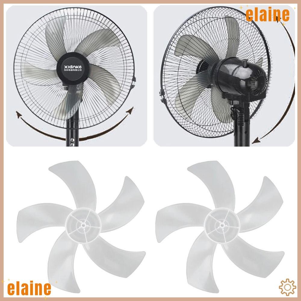 ELAINE Fan Blade, Slow Noise Big Wind Five Blades Fan, Durable 16 Inch ...