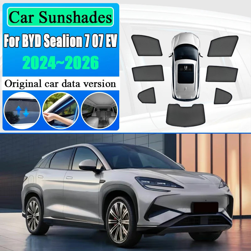 Anti-UV BYD Sealion 7 07 EV 2024 2025 2026 Sun Shades Windshield Side ...