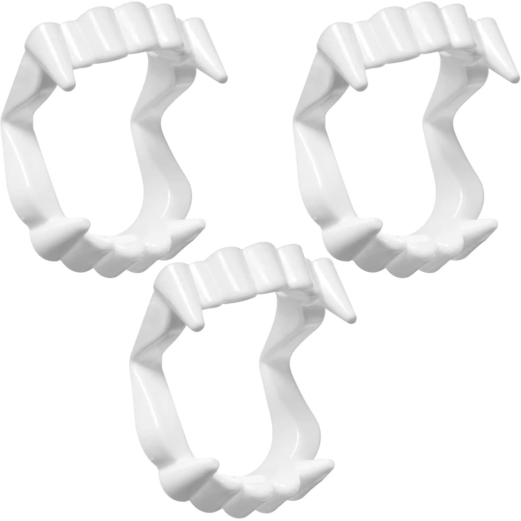 3pcs Vampire Teeth, Halloween Monster Teeth, Fangs Horrid Vampire ...