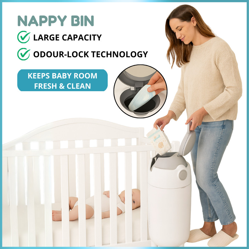 Bliss Baby Tong Sampah Pampers Diaper Bin Diaper Dustbin Nappy Bin ...