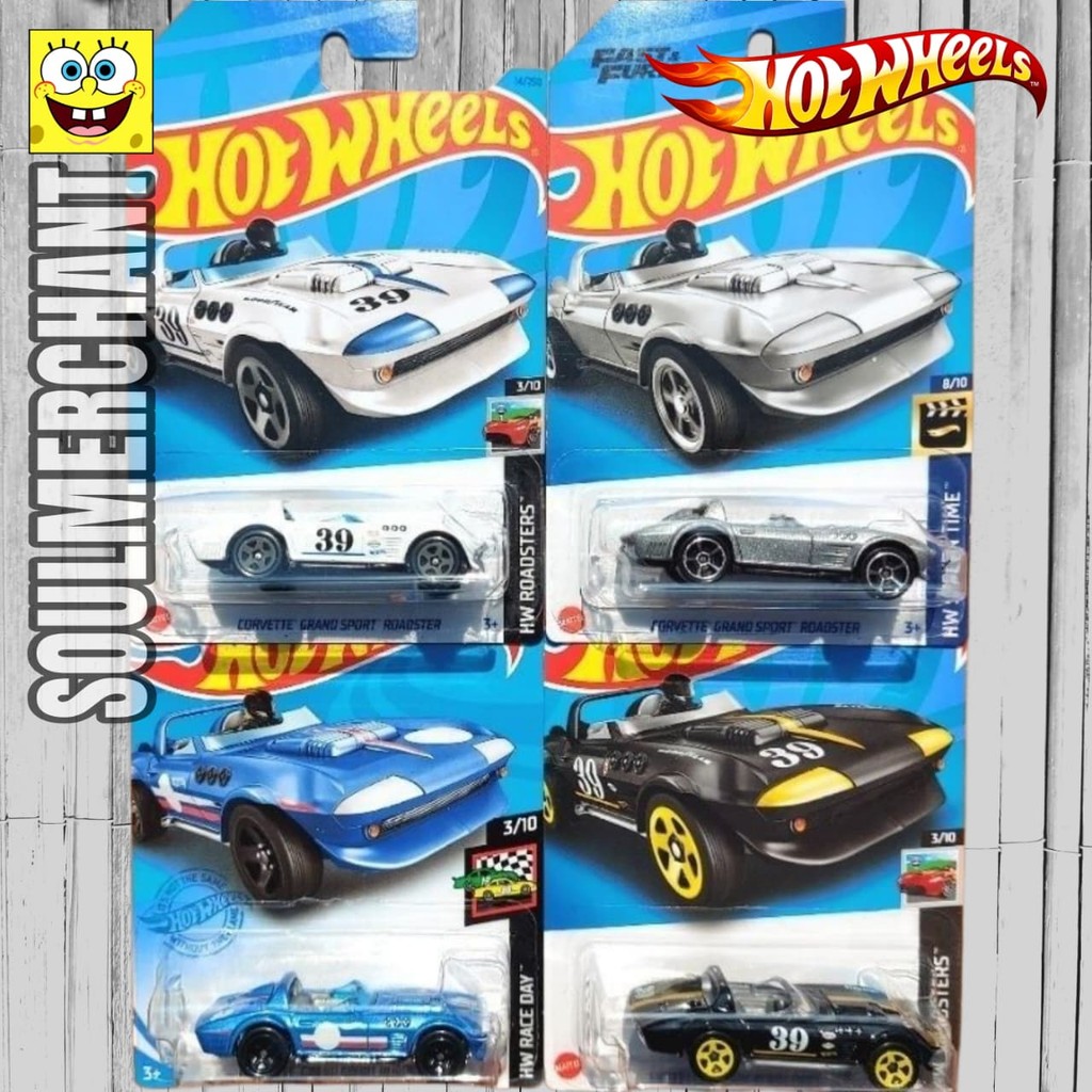 HOTWHEELS FAST & FURIOUS CORVETTE GRAND SPORT ROADSTER SILVER | Shopee ...