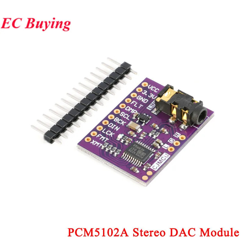 Interface I2S PCM5102A DAC Decoder GY-PCM5102 I2S Player Module For ...