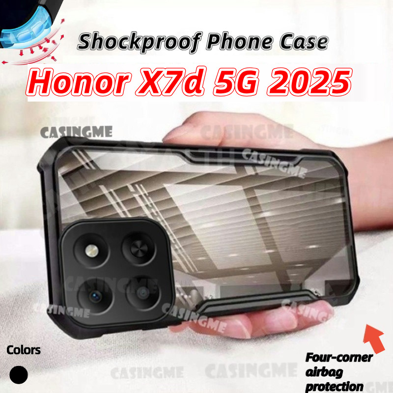 HONOR X7d 5G X6c 2025 Transprent AirBag Casing For HONOR X7d X7d X6c ...