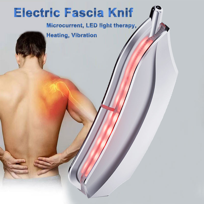Electric Fascia Knife Back Scraping Neck Heating Vibration EMS ...