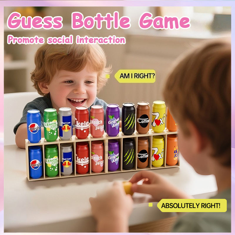 Guess Bottle Game Parent-child Interactive Colour Match Board Game ...