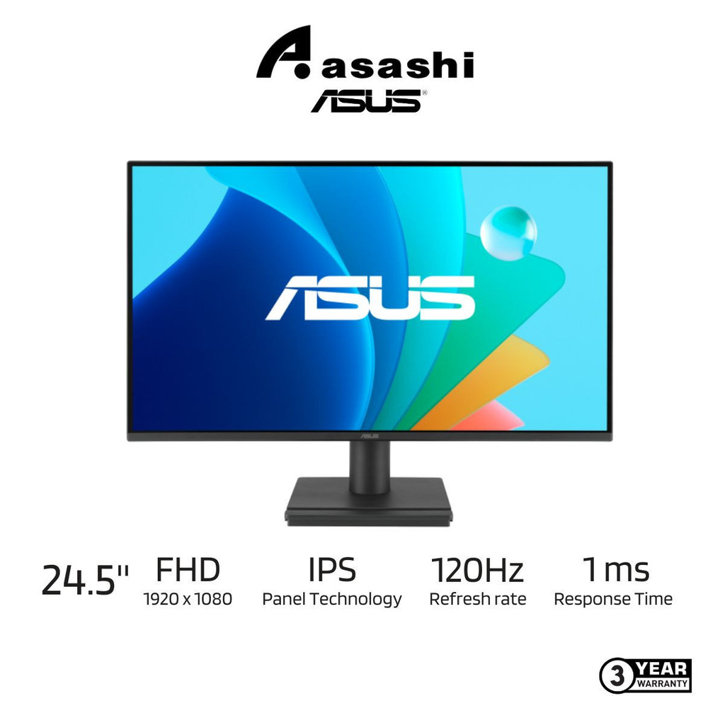Asus VA259HGA 24.5" IPS 1ms 120Hz Gaming Monitor (HDMI 1.4 x1, VGA x1 ...