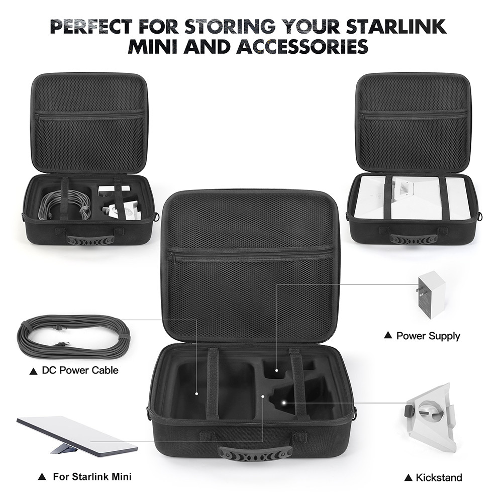 [KidsDreamMall.my] For Starlink Mini Ultra-Light Protect Case with Dual ...