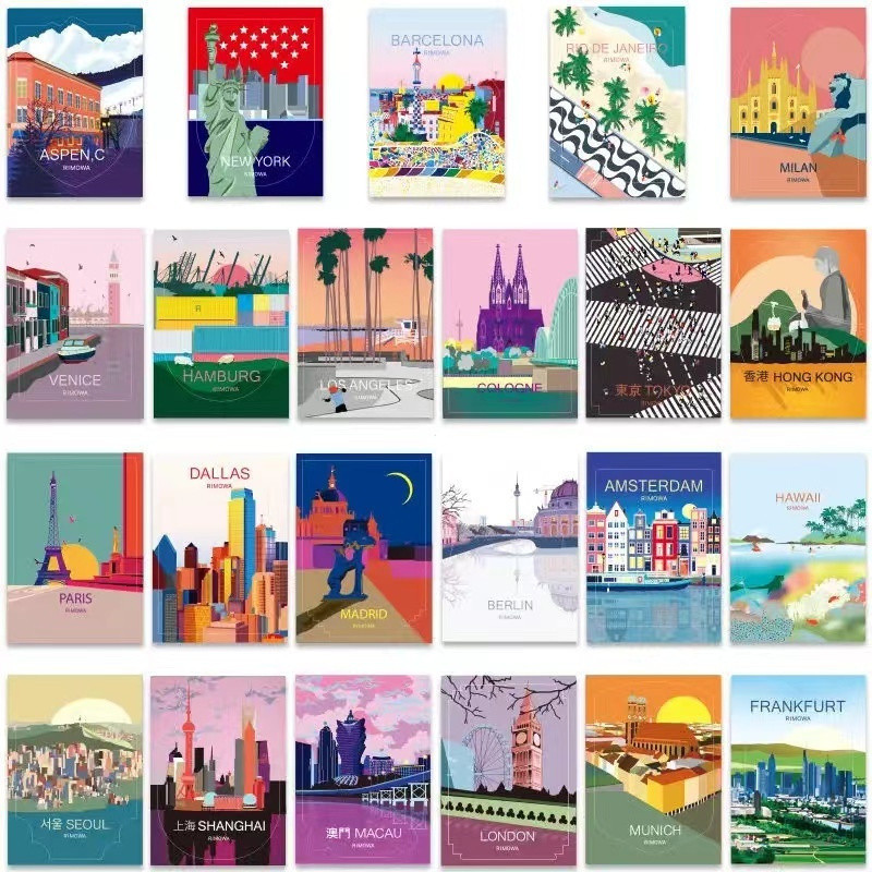 Rimowa City Series Stickers, rimowa Waterproof Stickers, PVC Waterproof ...