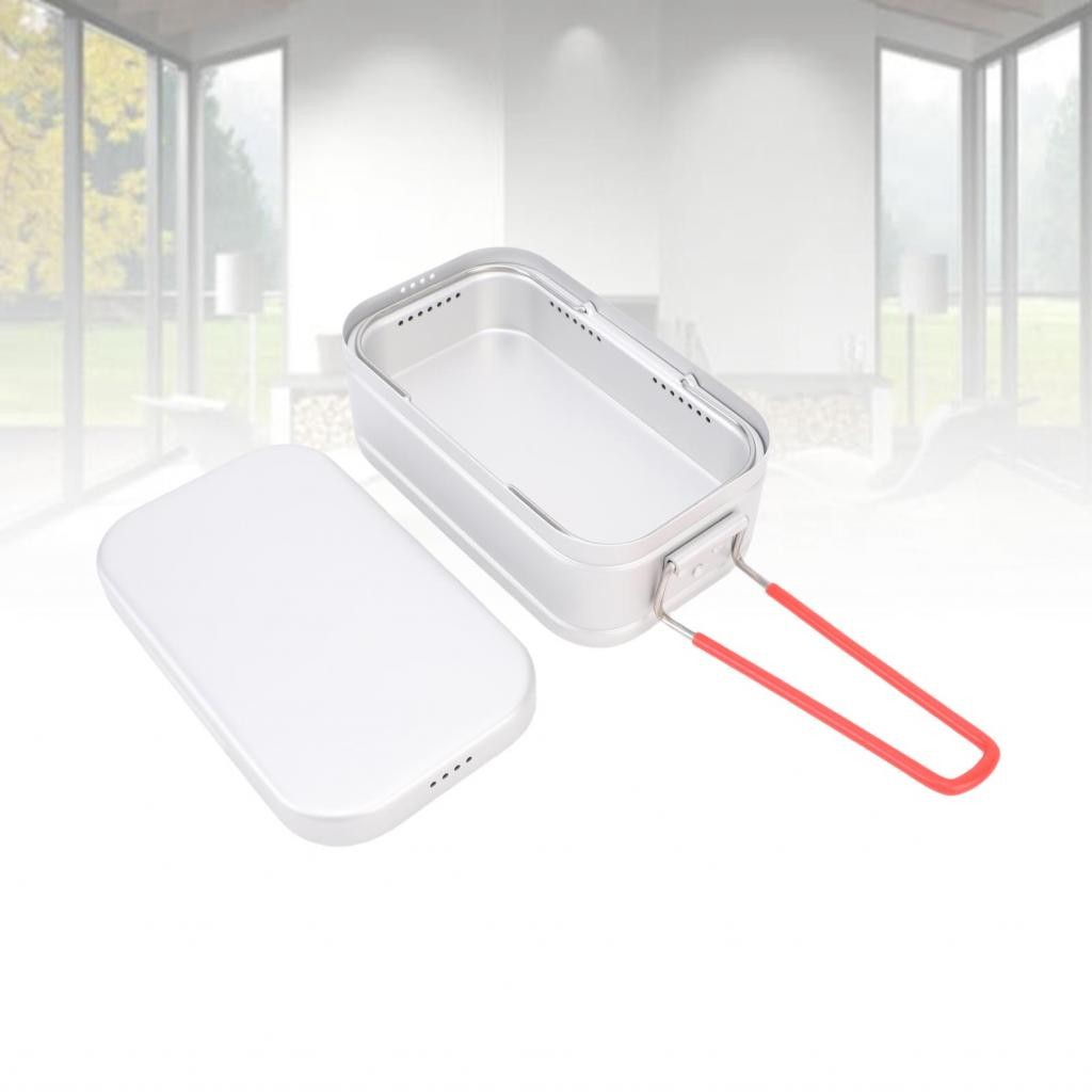moonbase Oreilet Camping Lunch Box Aluminum Alloy Mess Tin Steam Boil ...