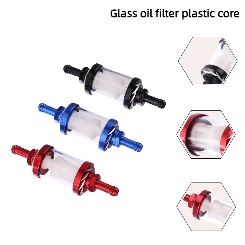 8mm Gas Fuel Gasoline Oil Filter Fuel Hose Fuel Filter For ATV CRF 250R ...