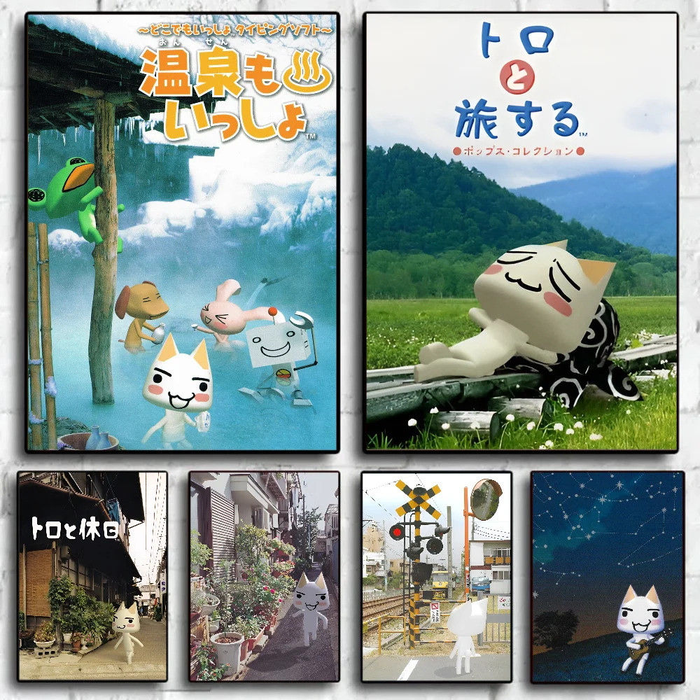 Inoue Toro Kucing Comel Poster Filem Klasik Panas Kawan Pejabat Cetakan ...