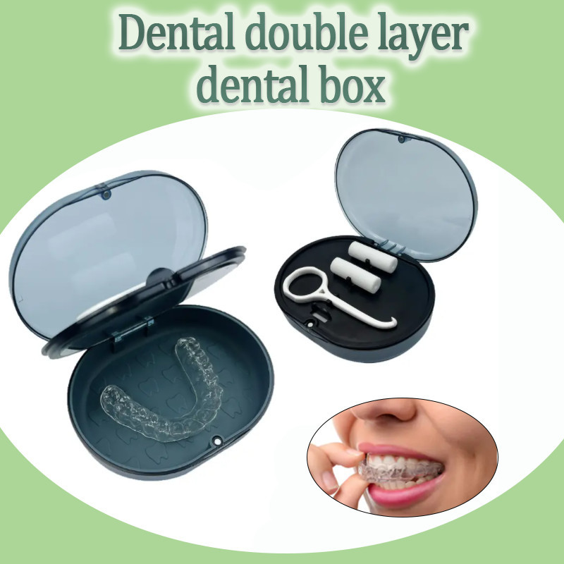 New Magnetic Belt Mirror Brace Box Orthodontic Retainer Storage Box ...