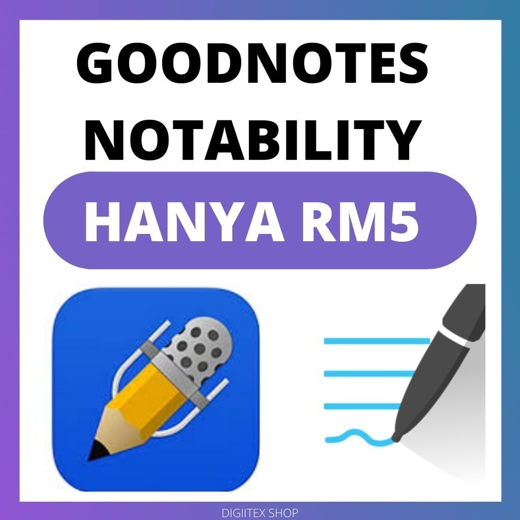 GoodNotes 6 & notability Lifetime Windows 912 | Shopee Malaysia