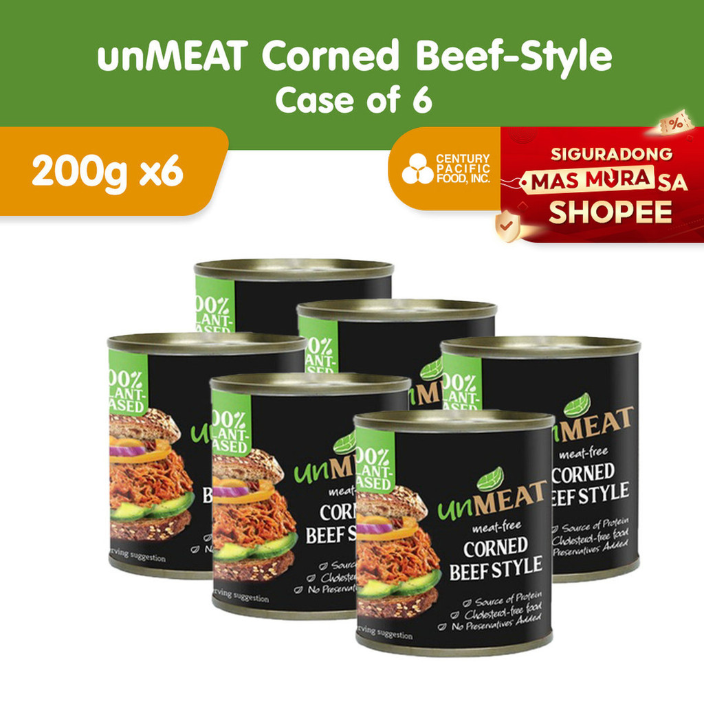 unMEAT Corned Beef-Style 200g (Pack of 6pcs) | Shopee Malaysia