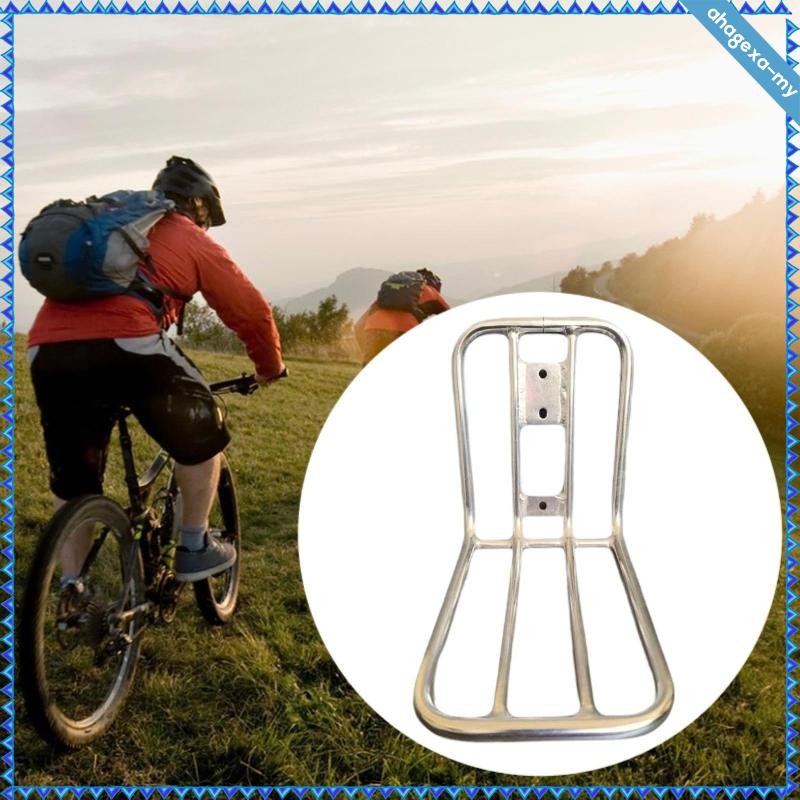 [AhagexaMY] Bike Front Carrier Rack Luggage Bracket Practical Cargo ...