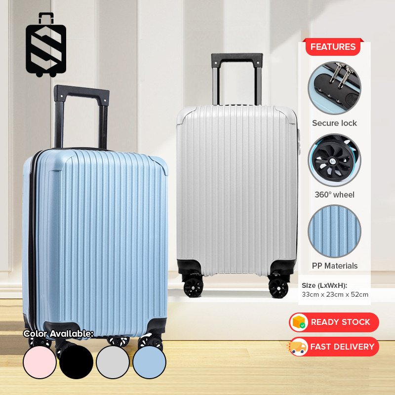 SKY TRAVELLER SKY390 20 Inch PP Material Durable Trolley Bag 360 ...